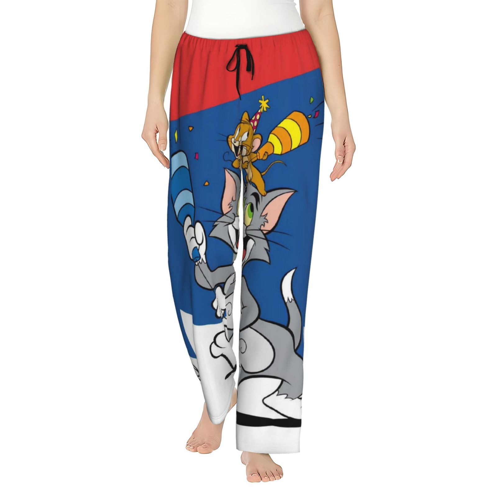 Womens Tom Cat Jerly Pajama Pants Lounge Pants Super Soft Pajama ...