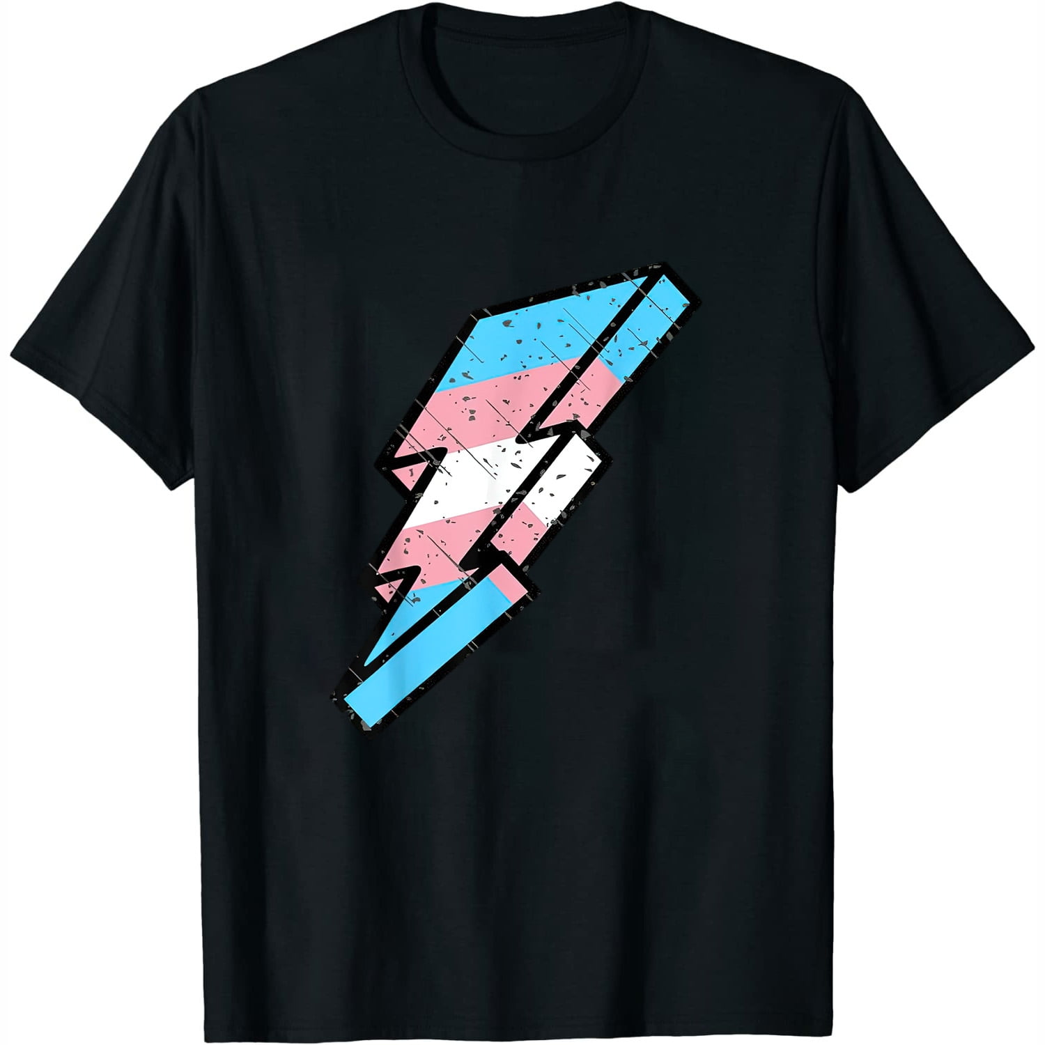 Womens Transexual Pride Lightning Bolt Cute Trans Lgbtq Parade T-Shirt ...