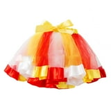 Womens Tutu Skirt Solid Color Mesh 6 Layered Tie On Belt Overskirt ...