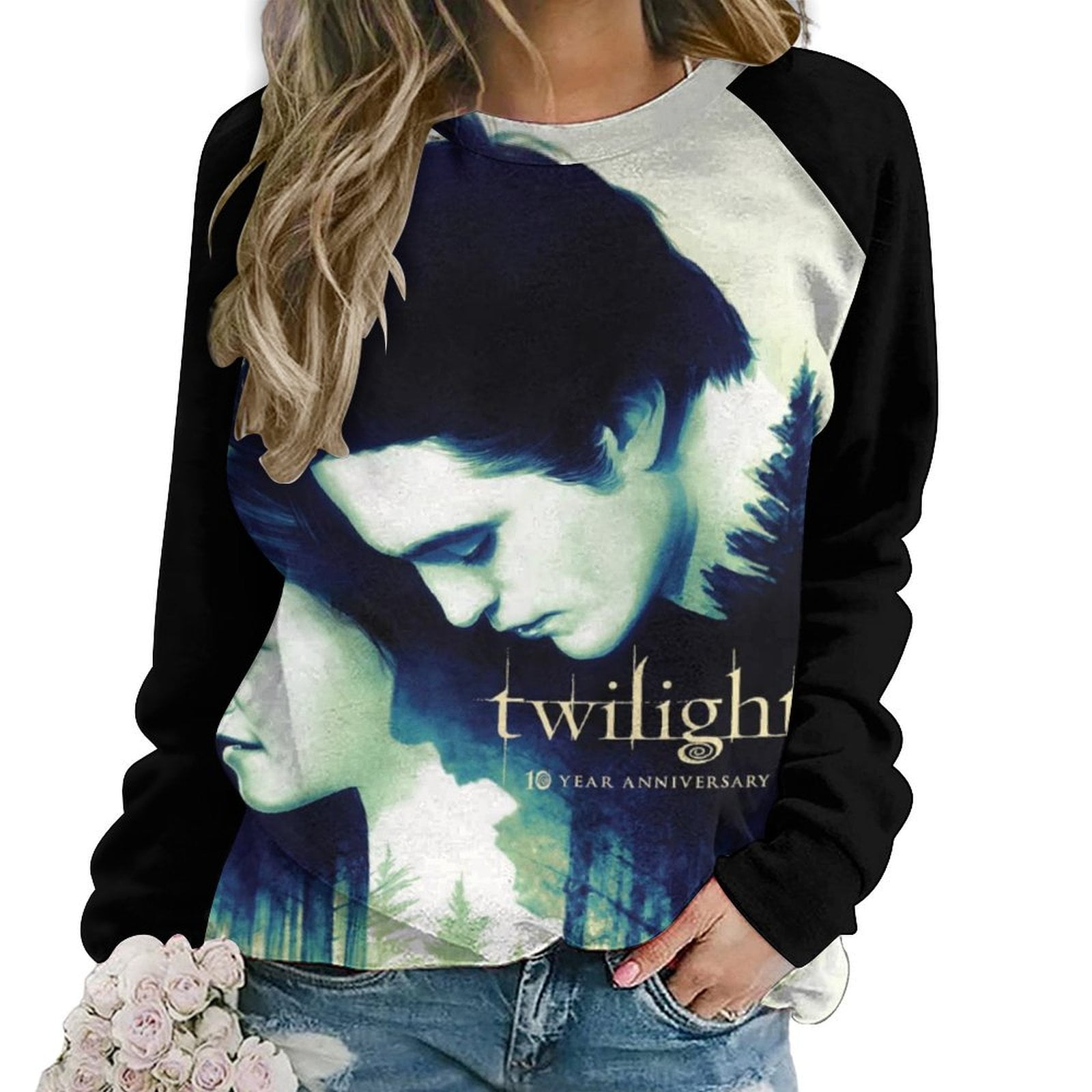 Womens Twilight Saga Sweatshirts Funny Pullover Sweaters Cartoon Long ...
