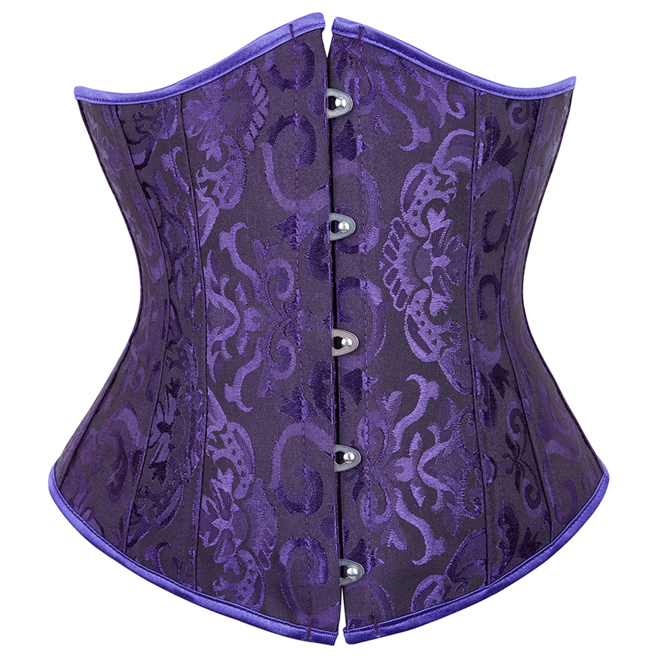 Womens Underbust Corset Plus Size Gothic Corset Cincher Medieval ...