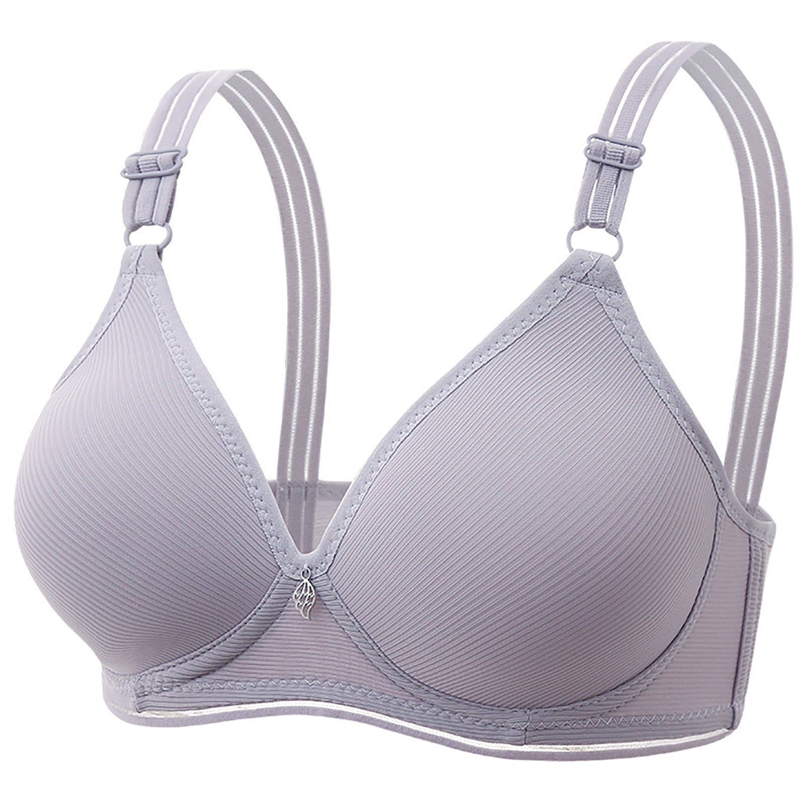 Womens Underwear Push Up Bra Lace Back Button Shaping Cup Adjustable ...