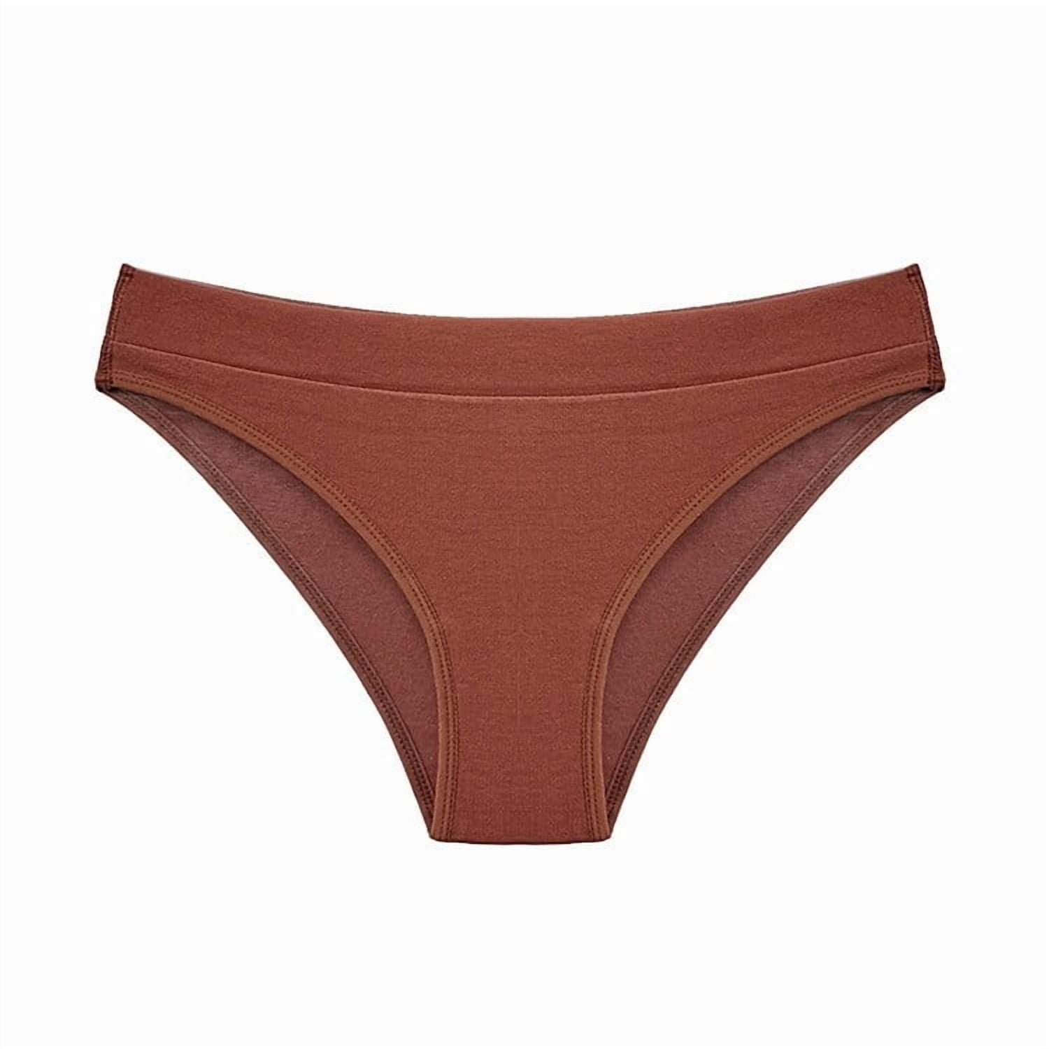 Womens Underwear Seamless No Show Thong V-Waisted Stretch Plus Size ...