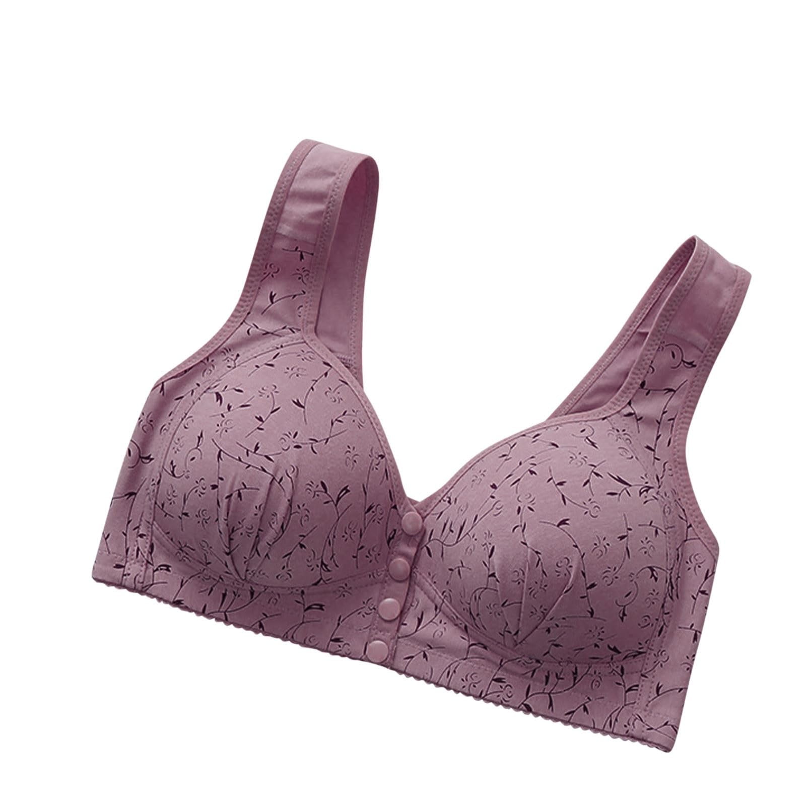 Womens Underwear Women's Seamless Front Closure Bras Full Coverage No ...
