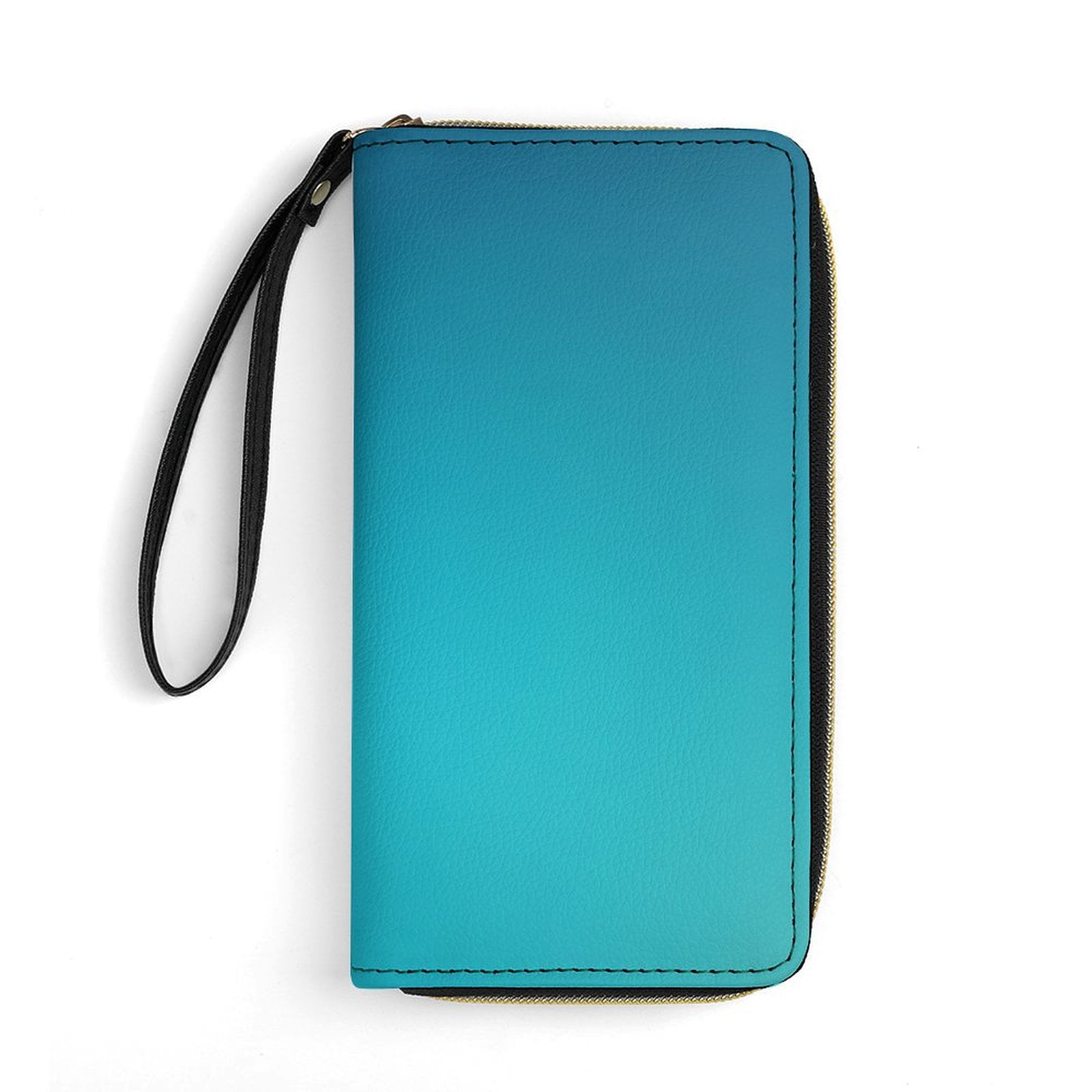 Womens Wallet Bifold Ladies Cluth Bag Wristlet Wrist Strap Long Purse ...