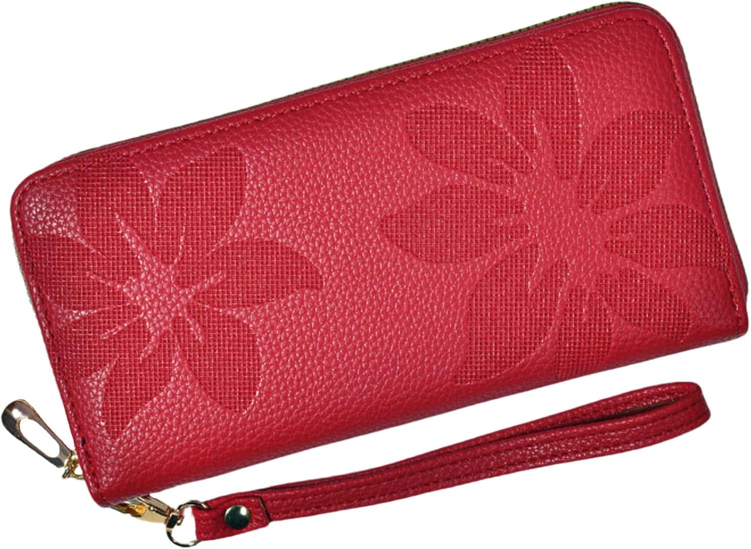 Womens Wallet RFID Wristlet Wallet for Women Zip Around Credit Card ...