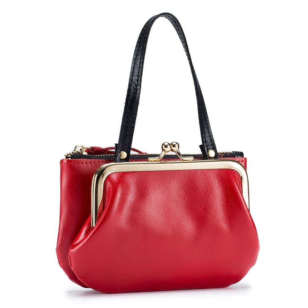 Womens Wallet Small Rfid Ladies Compact Bifold Leather Vintage Coin ...