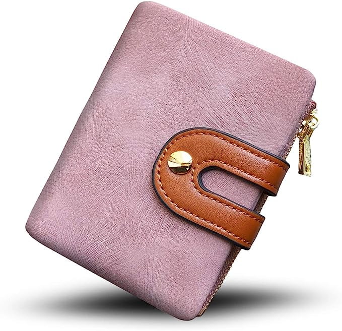 MINKUROW Womens Wallets Bifold Leather Small Wallets for Women Mini ...