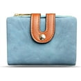 Womens Wallets Small Rfid Ladies Bifold Wallet With Zipper Coin Pocket ...