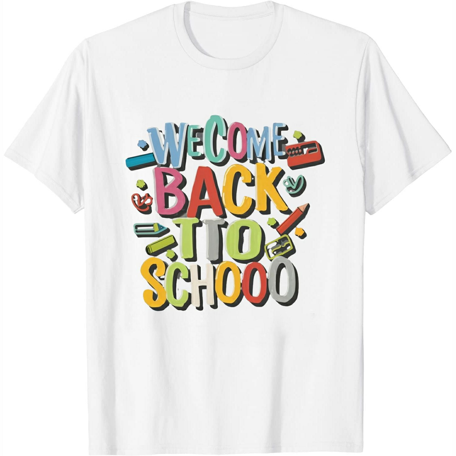 Womens Welcome Back To School First Day of School Teacher Funny Shirts ...