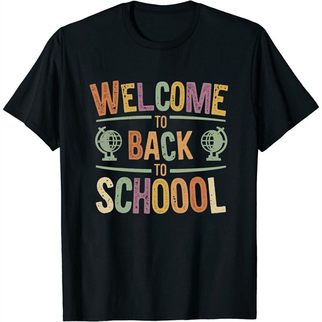 Womens Welcome Back To School First Day of School Teacher Vintage T ...