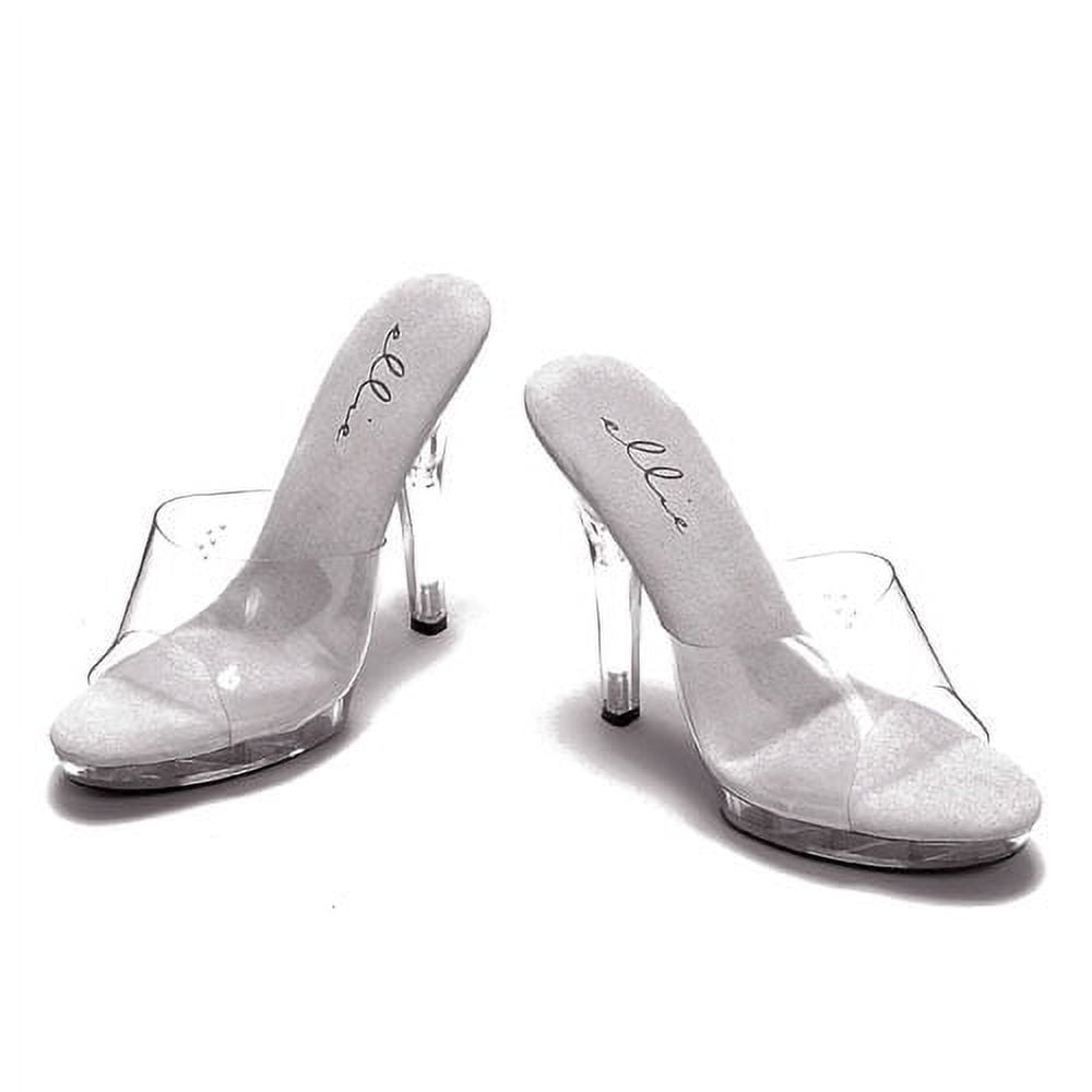 Womens Wide Width Clear 5” High Heels size 8 - Walmart.com
