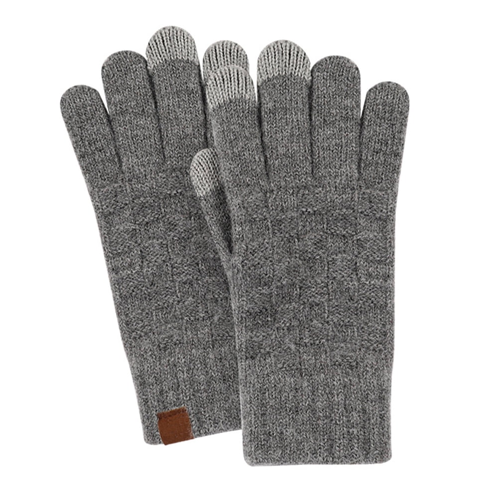 Womens Winter Cable Knit Texting Gloves for Touchscreen Devices ...