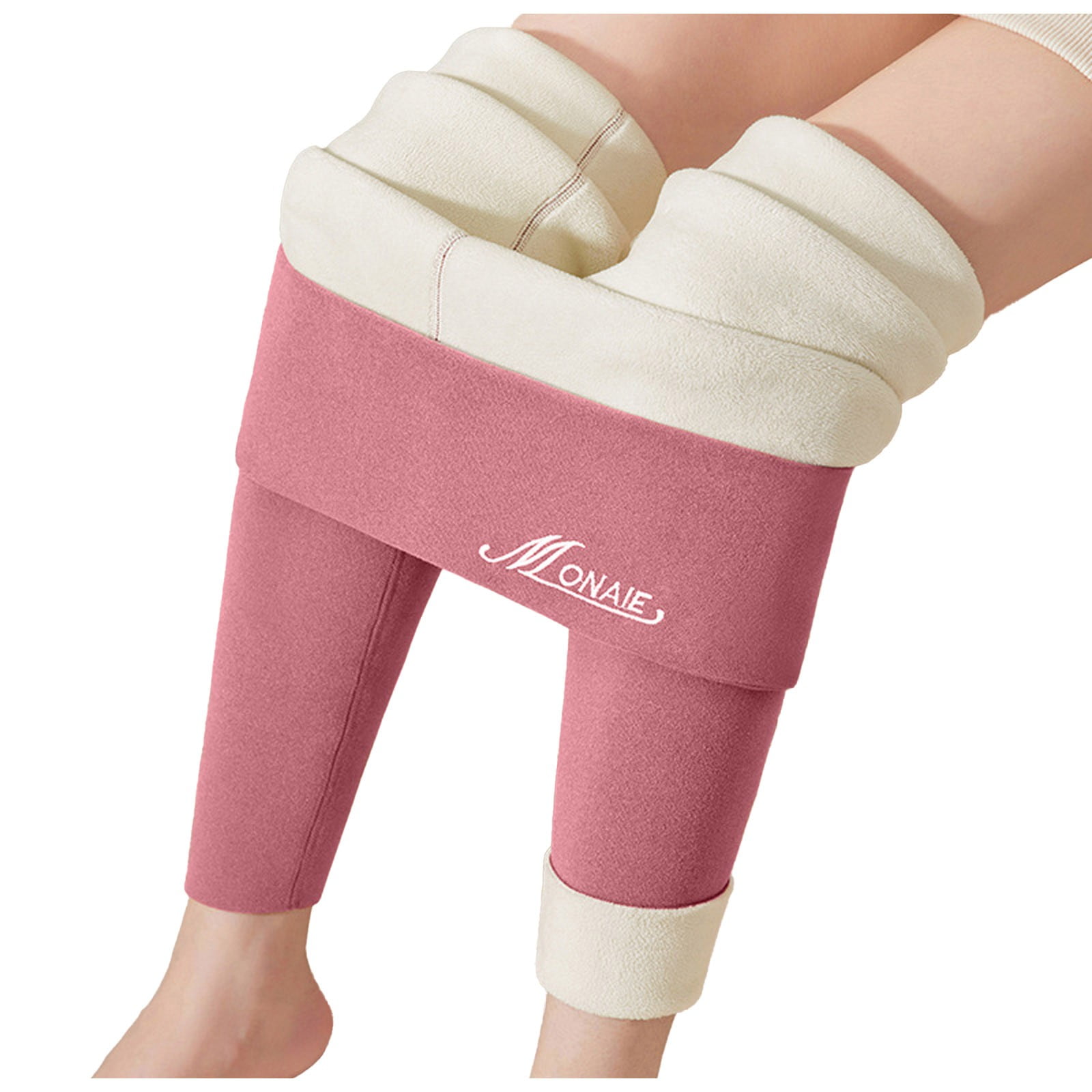 Womens Winter High Waist Thick Warm Abdomen Control Tight Pants ...