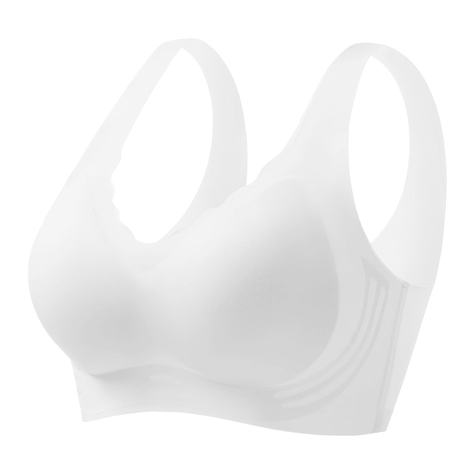 Womens Wireless Bras,Comfort Full Coverage Plus Size Seamless Simple ...
