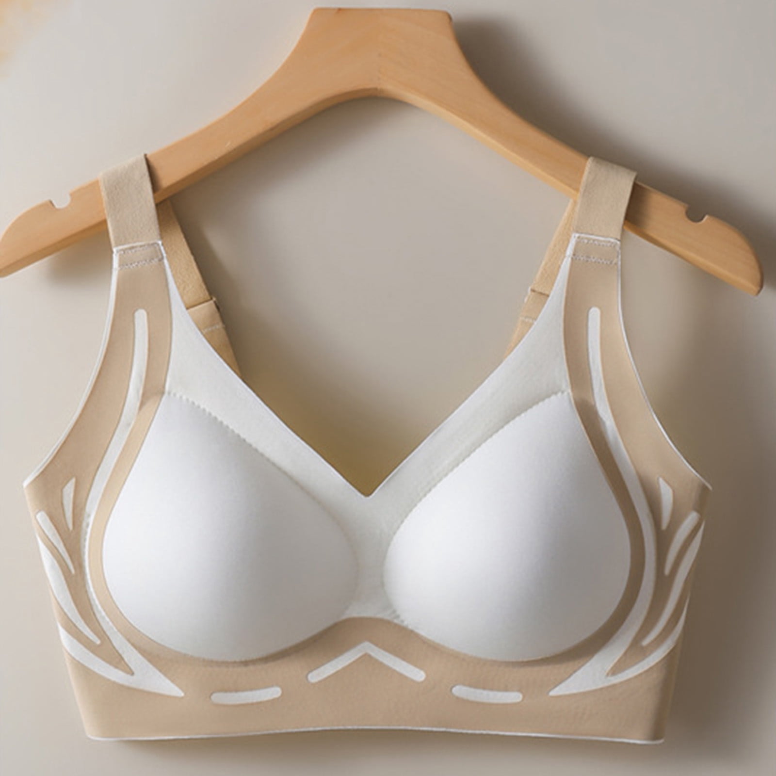 Womens Wireless Bras Comfort Underwear for Sleep Push Up Seamless ...