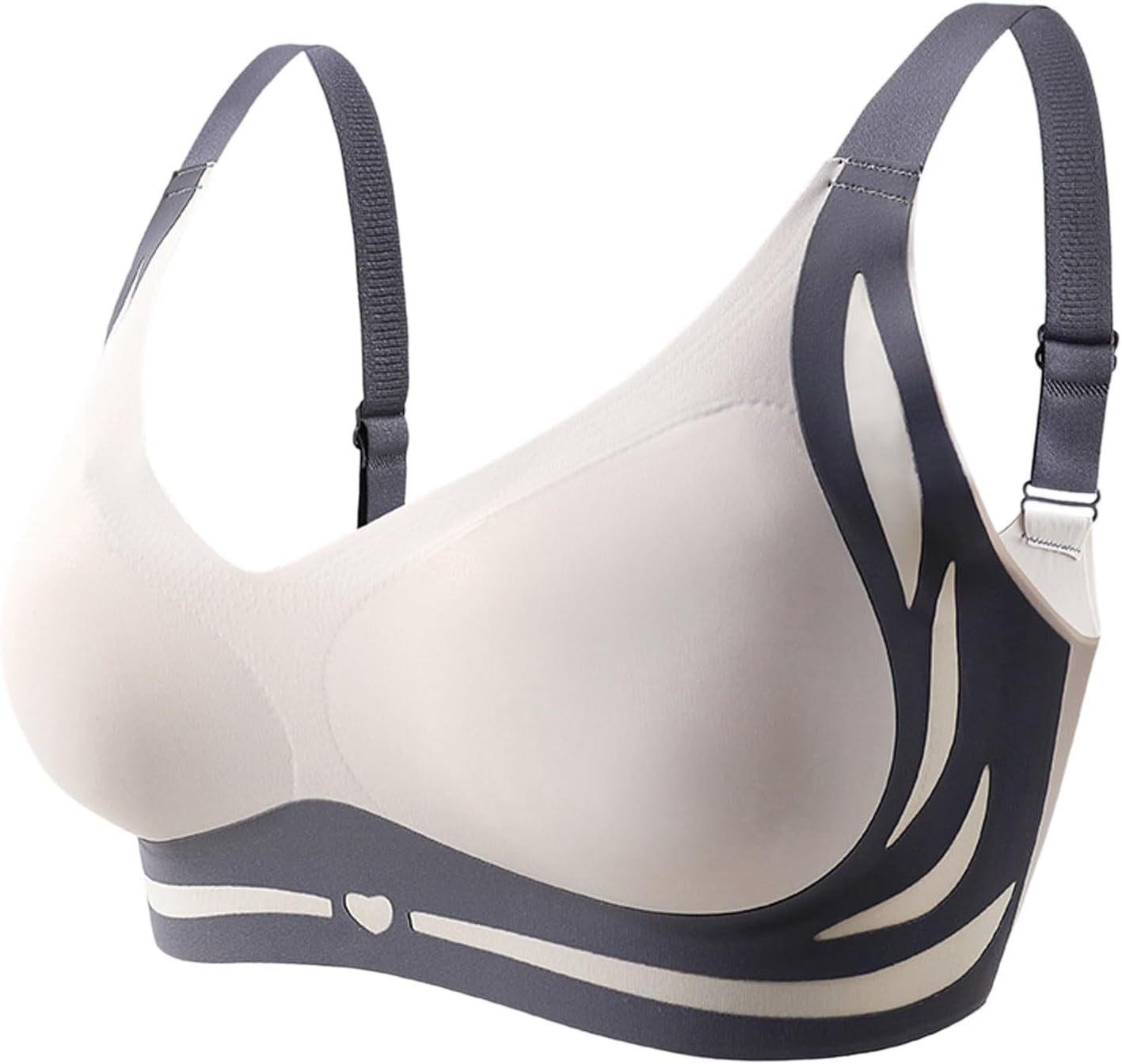 Womens Wireless Push Up Bra Seamless Super Gather Bra Anti Sagging ...