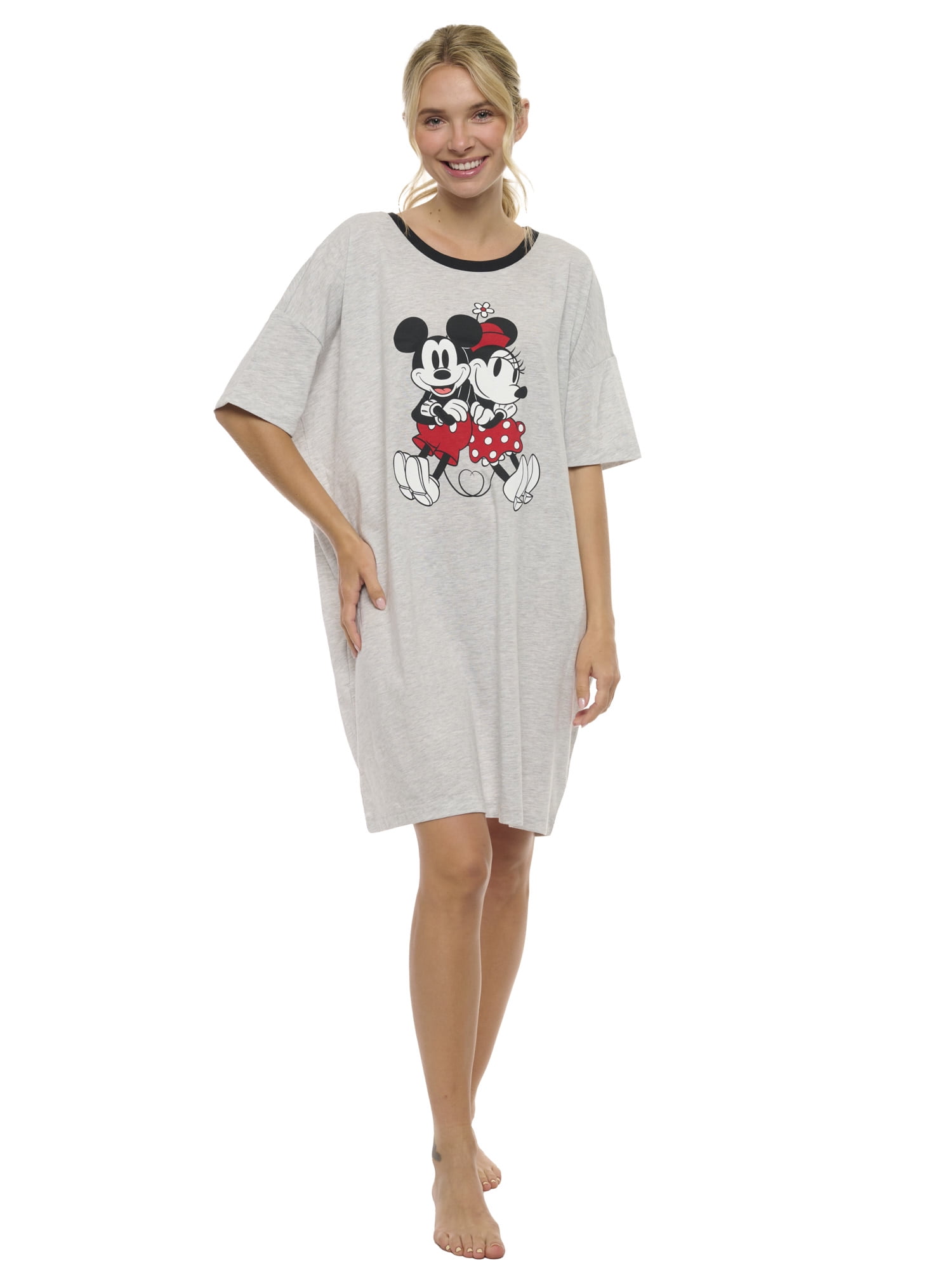Womens & Womens Plus Size Disney Mickey & Minnie Mouse Sleep Shirt ...