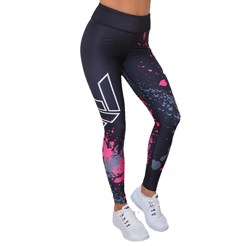Womens Workout Leggings Fitness Sports Gym Running Yoga Athletic Pants ...