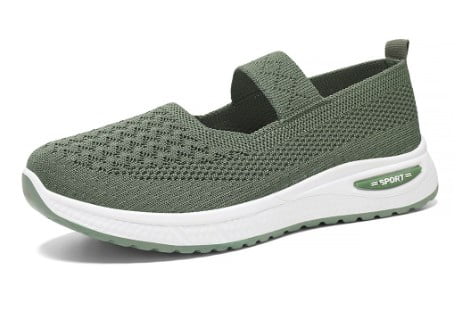 Womens Woven Orthopedic Breathable Soft Shoes Lightweight Comfort ...