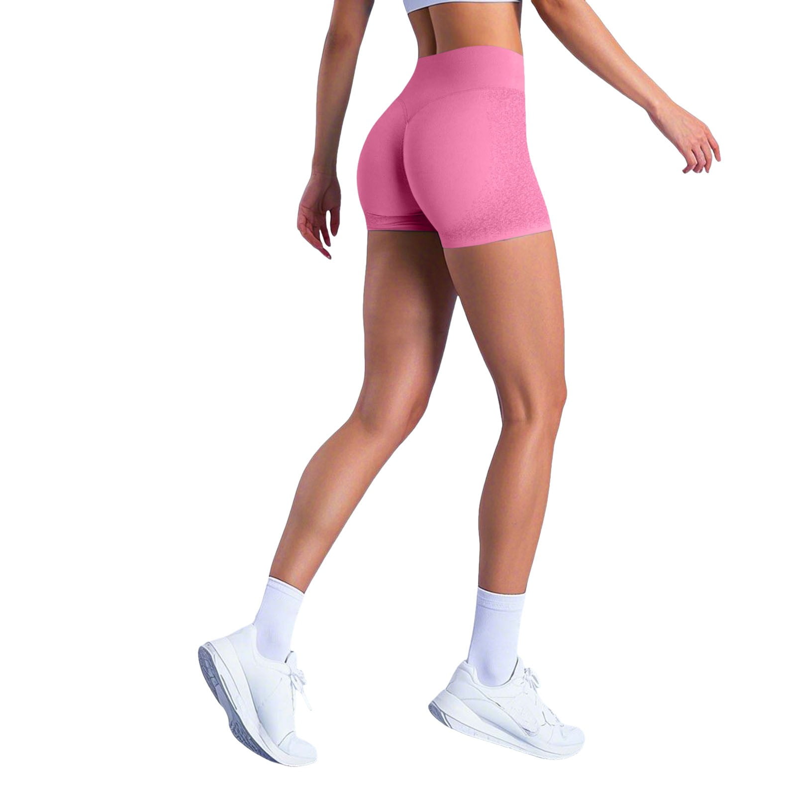 Womens Yoga Pants Scrunch Butt Lifting Tight fit Solid Color High ...