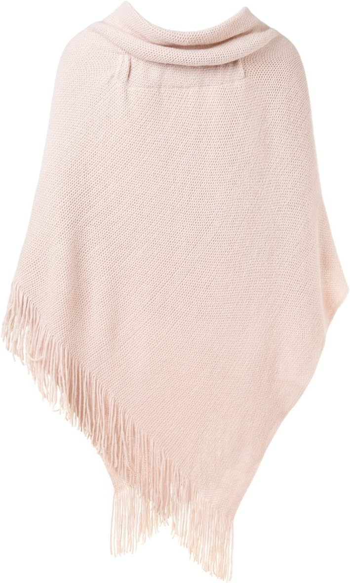 Womenu2019s Loose Fitting Poncho Cape Shawl with Stylish Horn Buttons ...