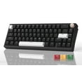 Womier SK65 65% Gasket Mounted Wireless Aluminum Keyboard with Knob ...