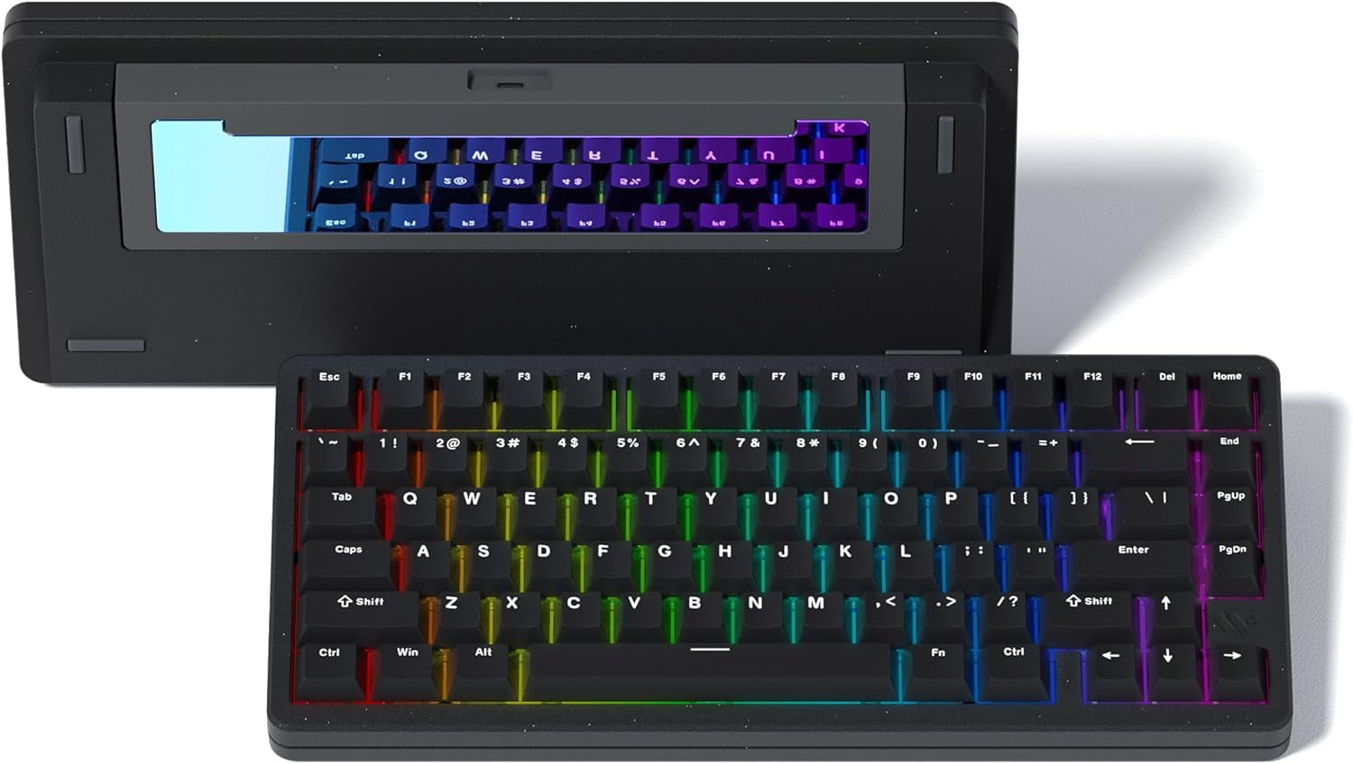 Womier SK75 75% RGB Creamy Wireless Gaming Keyboard, Black - Walmart.com