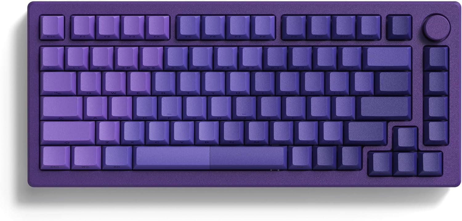 Womier Shine Through - PBT keycaps,Side Printed Keyboard keycaps 75 ...