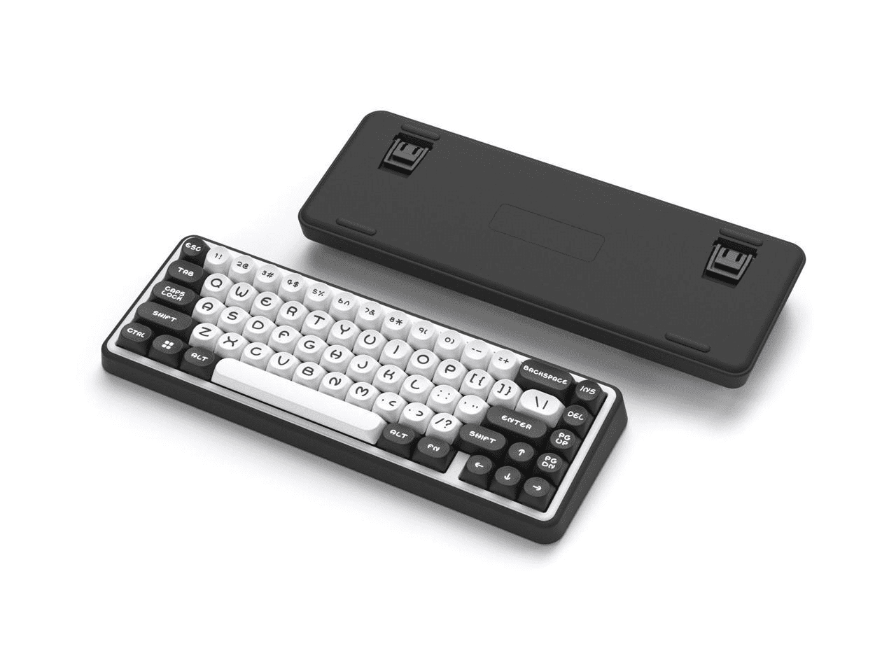 Womier WK60 Gaming Keyboard PBT Material Black Coral Sea - Pink Axis ...