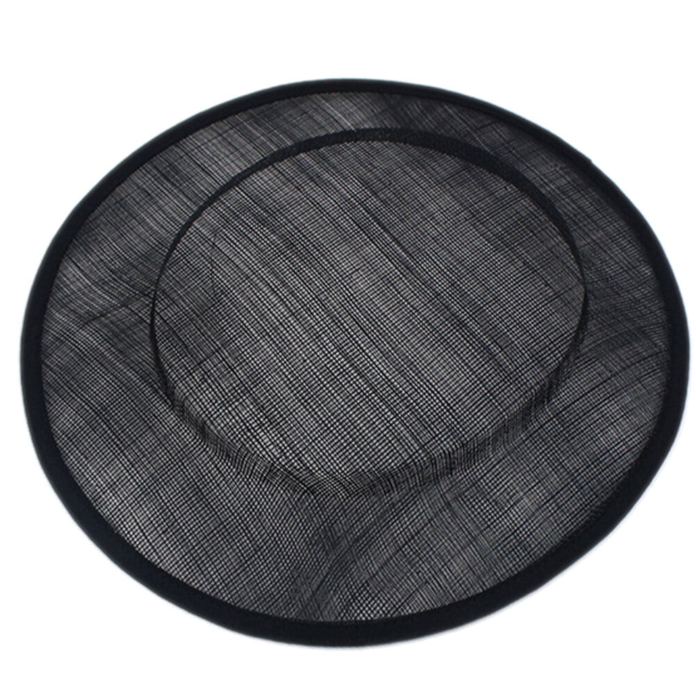 Wommen Sinamay Base Cocktail Hat Fascinator Round Base Hat Round Base ...