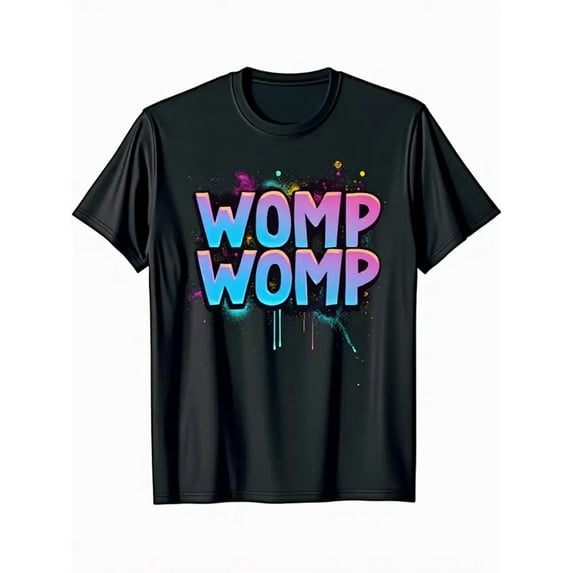 Womp Womp Meme Funny Dank Memes Humorous T-Shirt - Black Short Sleeve ...