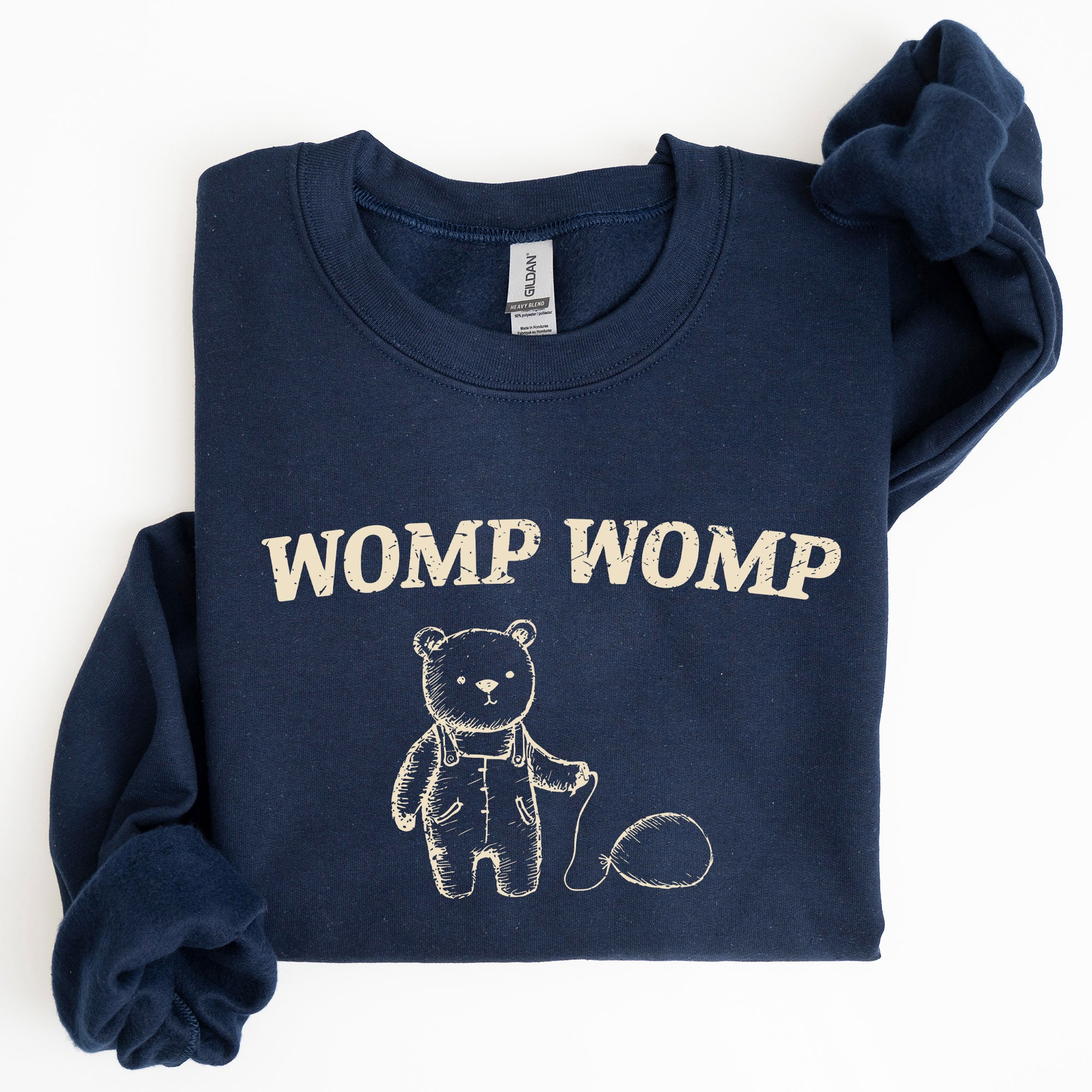Womp Womp Sad Bear Balloon, Meme, Aesthetic, Funny Sweatshirt-Medium ...