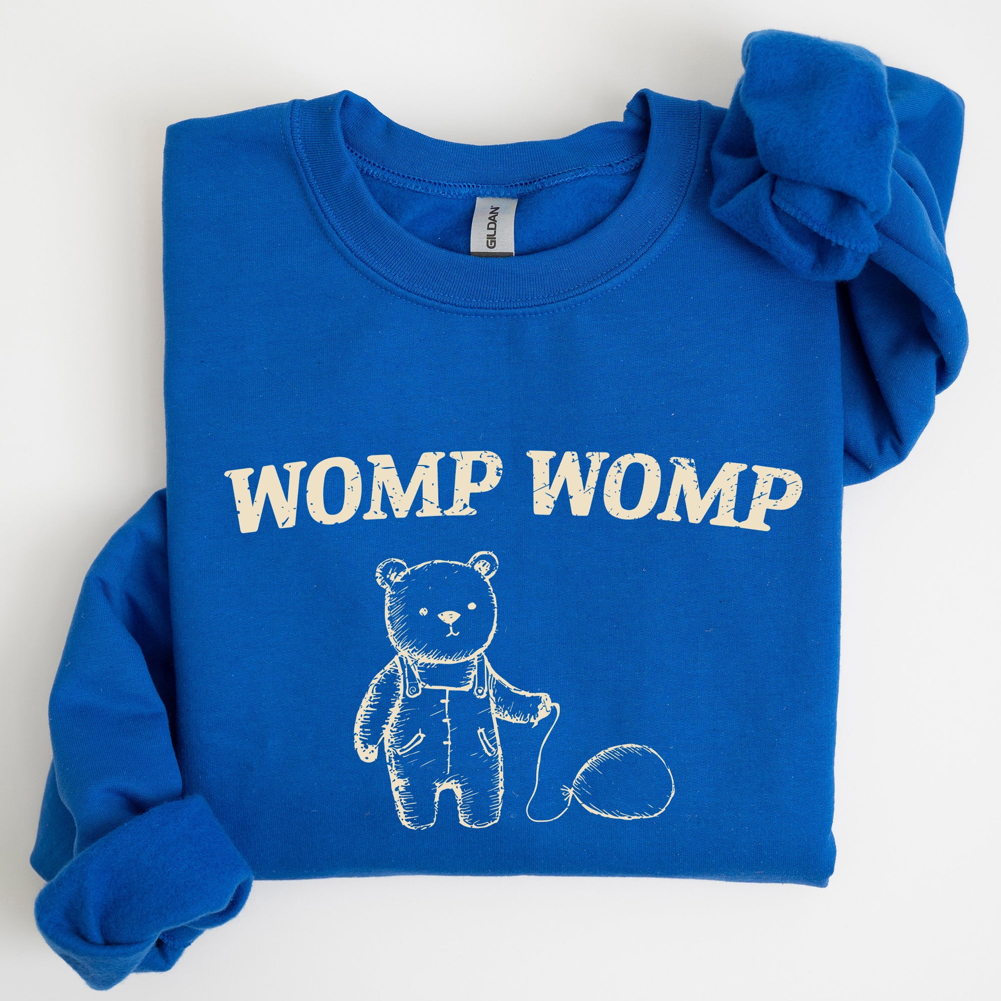 Womp Womp Sad Bear Balloon, Meme, Aesthetic, Funny Sweatshirt-Small ...