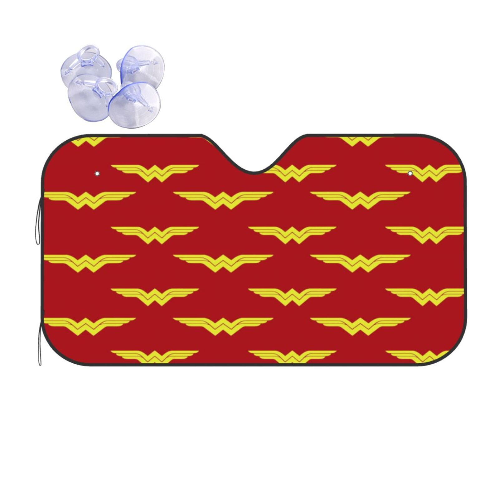 Won-der Women Car Sun Shade Windshield Cartoon Sun Shade for Car Truck ...