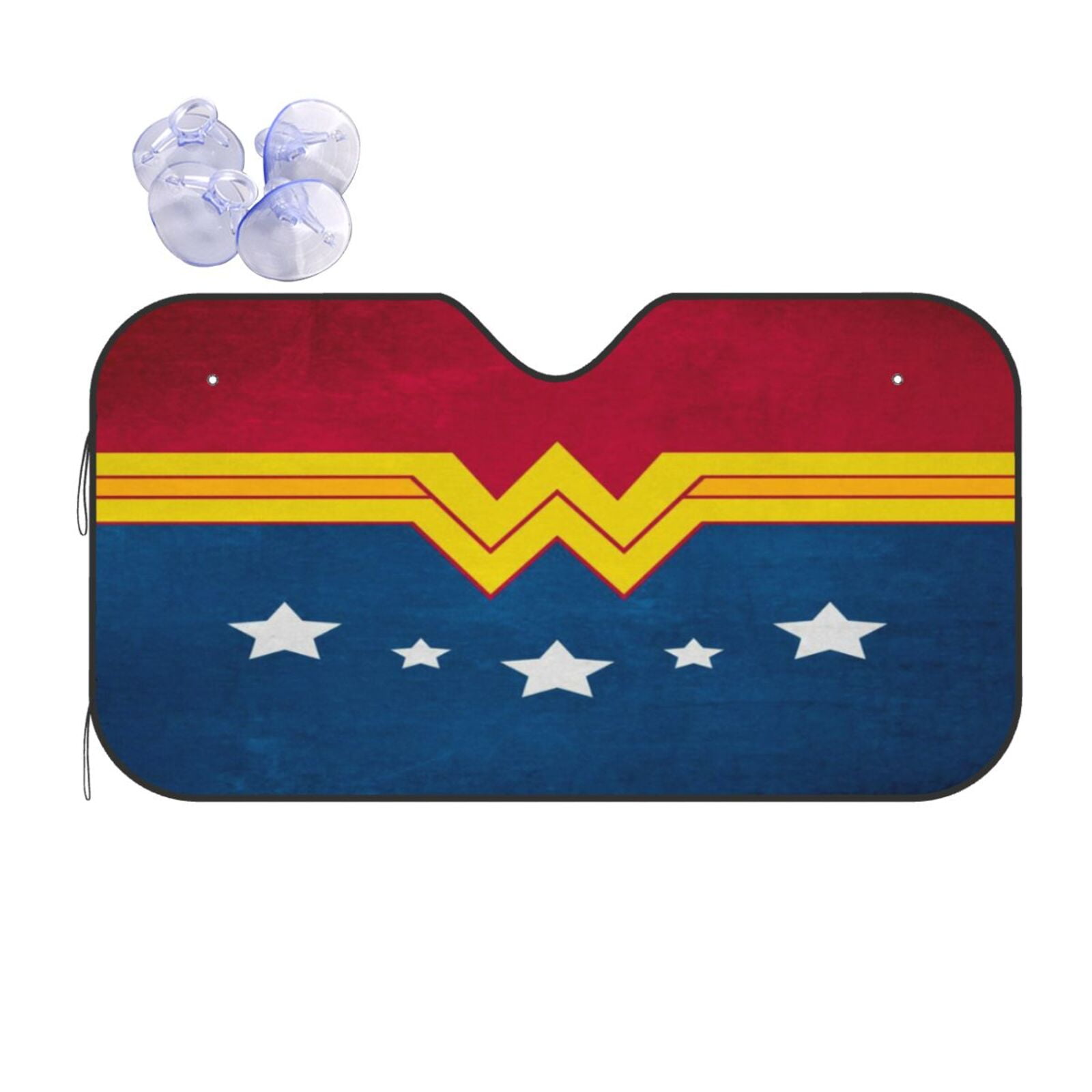 Won-der Women Car Sun Shade Windshield Cartoon Sun Shade for Car Truck ...