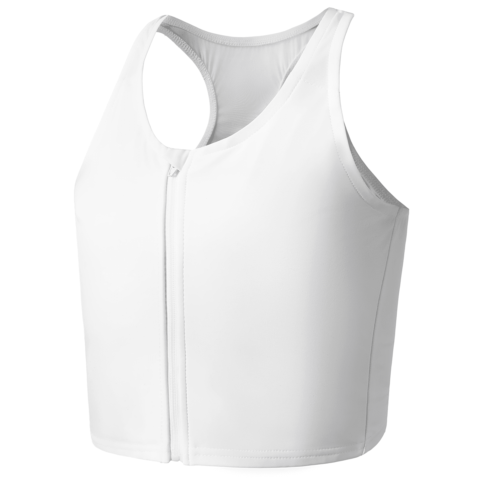 Wonababi chest binder corset with zipper tank top Ultra flat binder ...