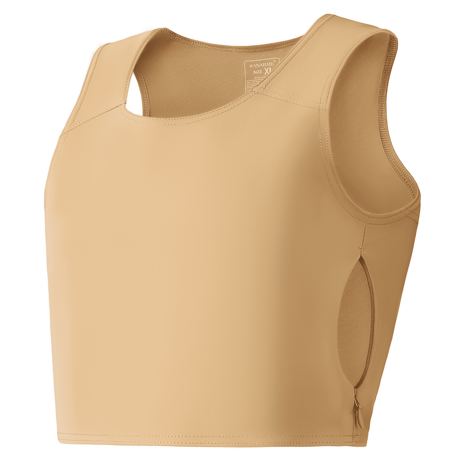 Wonababi chest binder for women binder corset with both side zipper ...