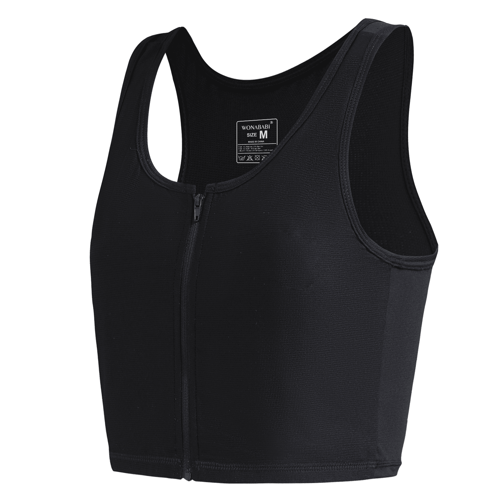 Wonababi chest binder for womens binder corset with zipper tank top ...