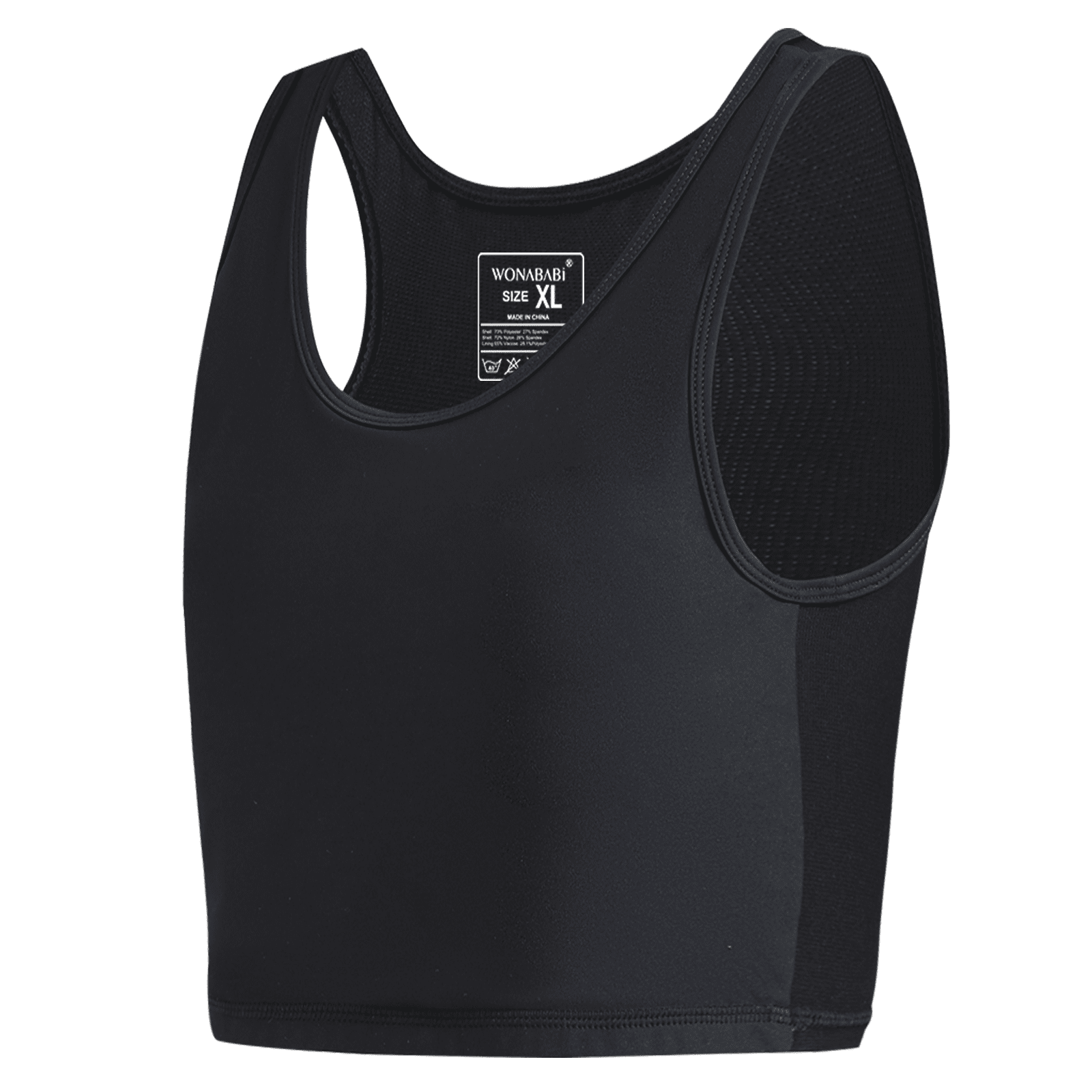Wonababi chest binder with Moisture Wicking Material tank top sports ...