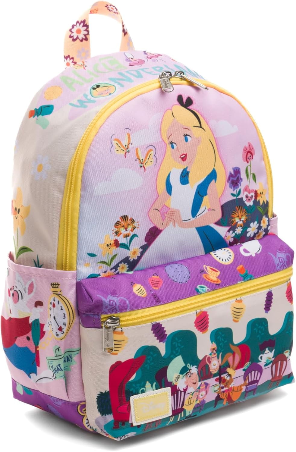 Wondapop Disney Alice in Wonderland Tea Party 13" Deluxe Nylon Daypack ...