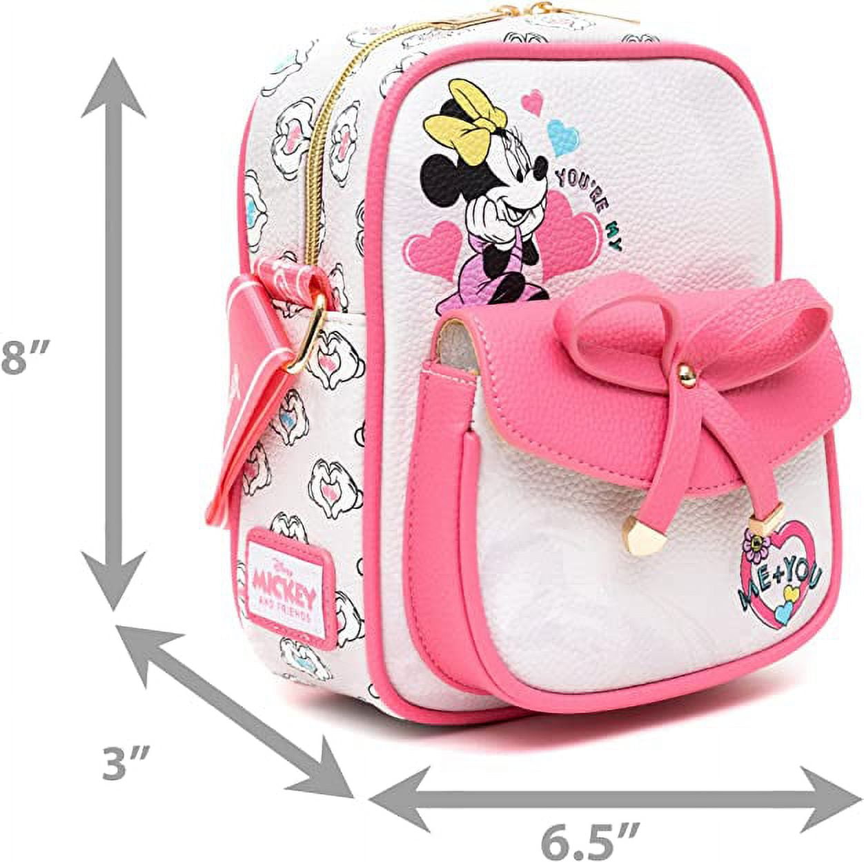 Wondapop Disney Minnie Mouse Luxe 8" Crossbody Bag - Walmart.com