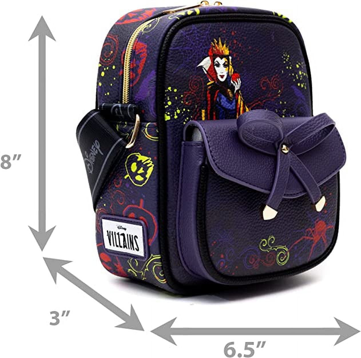 Wondapop Disney Villains Evil Queen Luxe 8" Crossbody Bag - Walmart.com