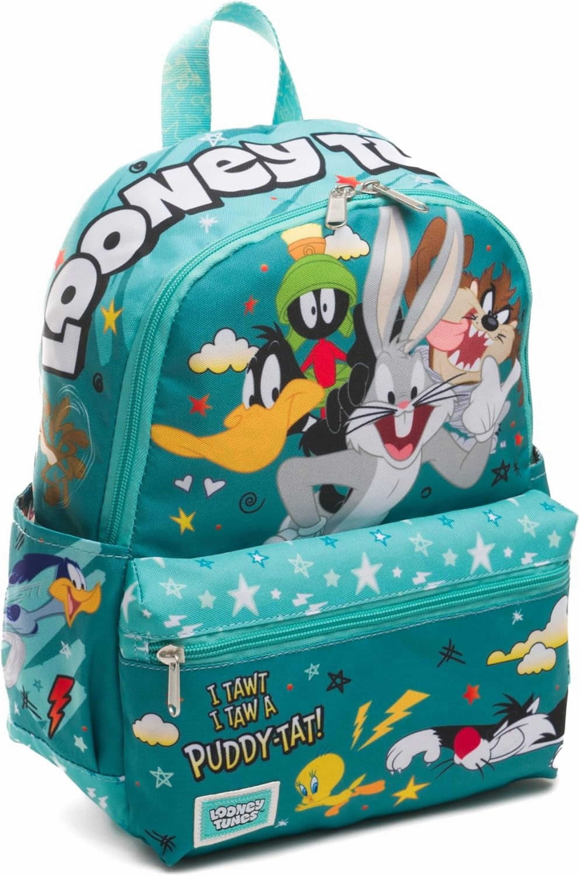Wondapop Warner Brothers Looney Tunes 13" Deluxe Nylon Daypack Backpack ...