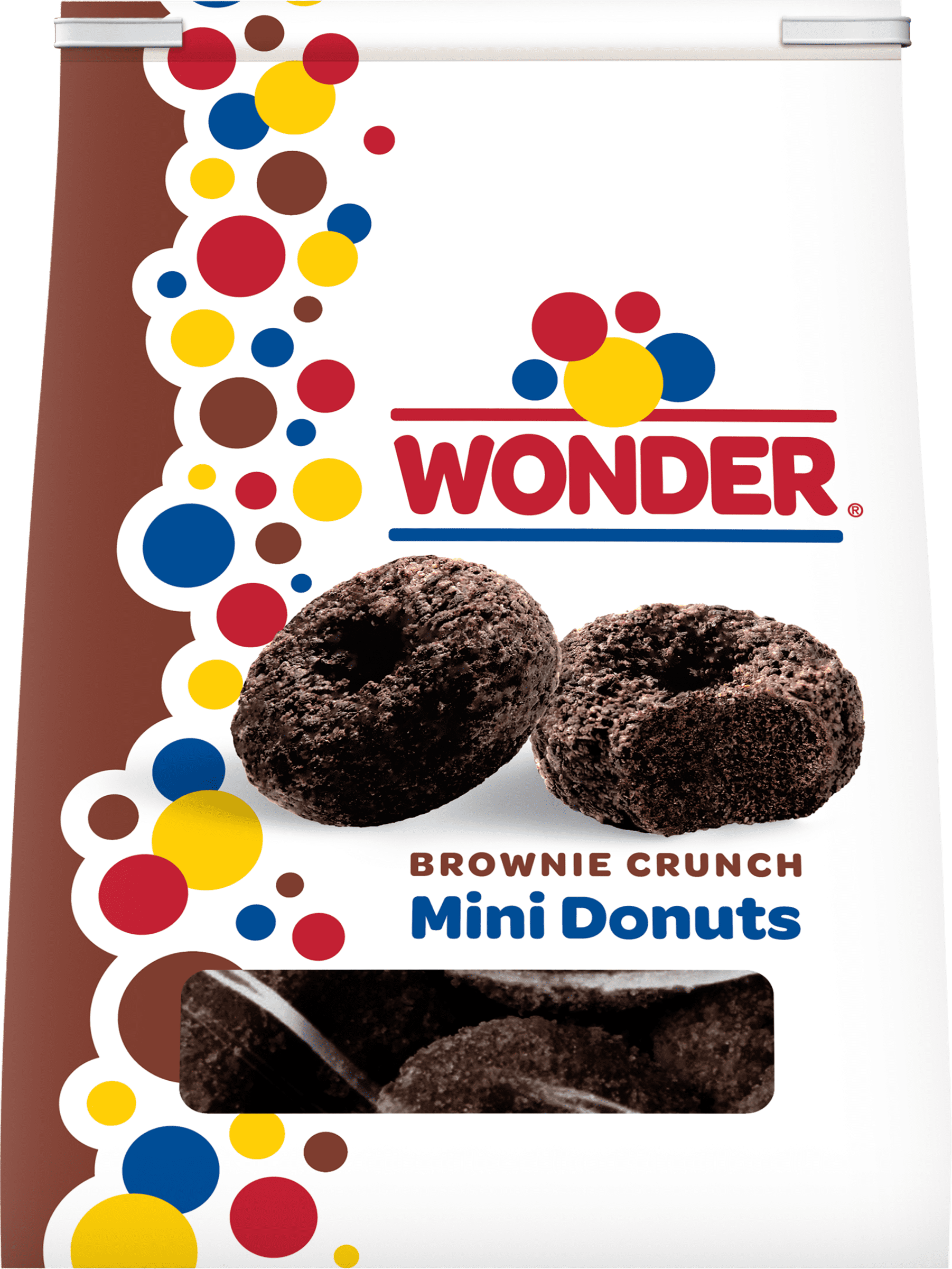 Wonder Brownie Crunch Mini Donuts, Shareable Donuts, 9.5 oz Bag ...