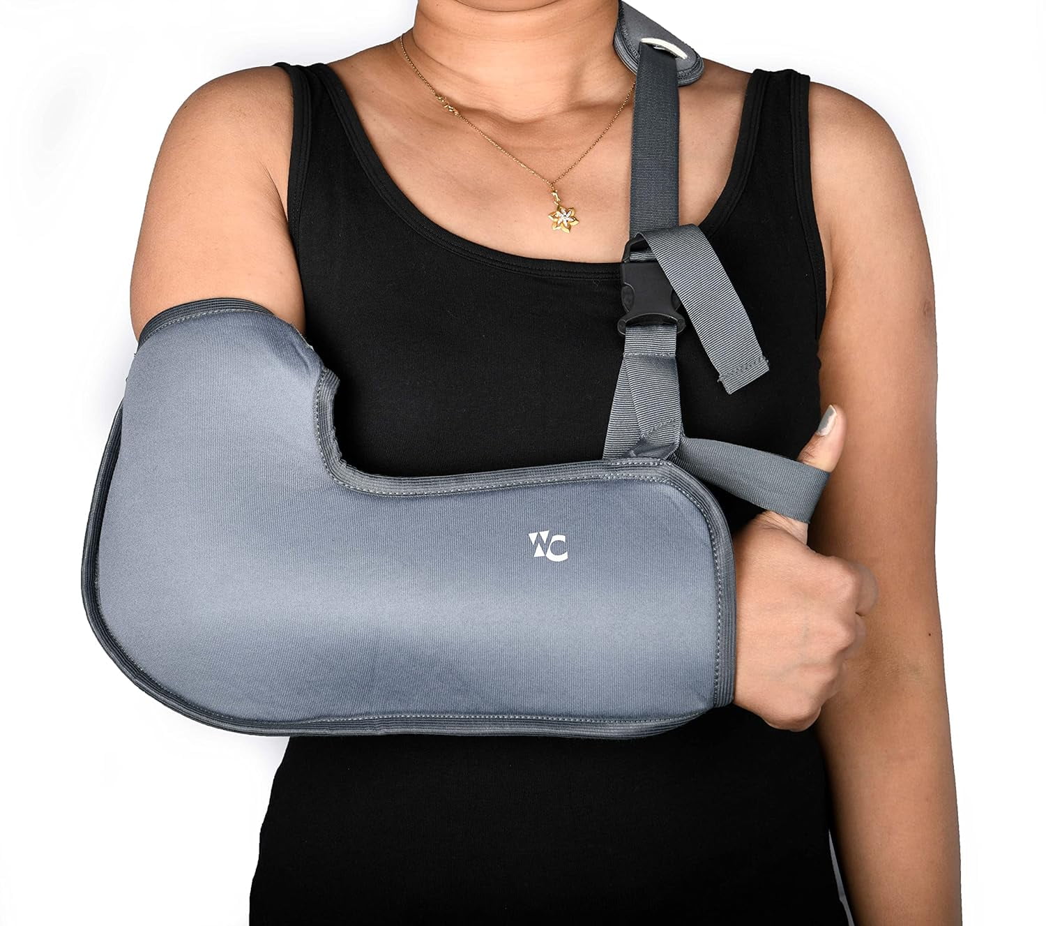 Wonder Care Arm Sling Breathable Fabric for Men and Women- Wrist Elbow ...