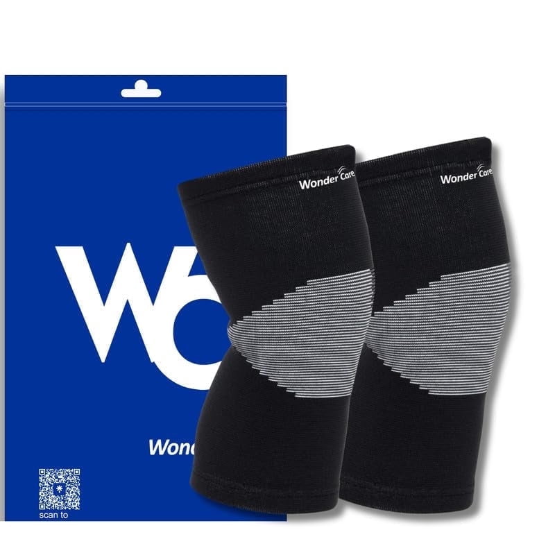 Wonder Care Bamboo Knee Compression Sleeve for Men and Women, One ...