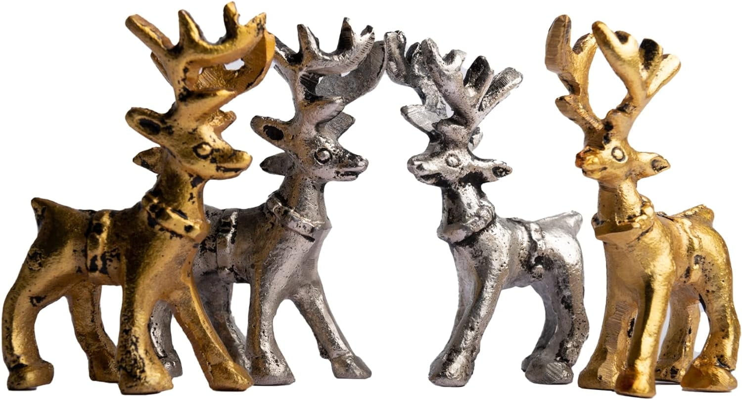 Wonder Care Christmas Reindeer Figurine | Home Decorations for Living ...