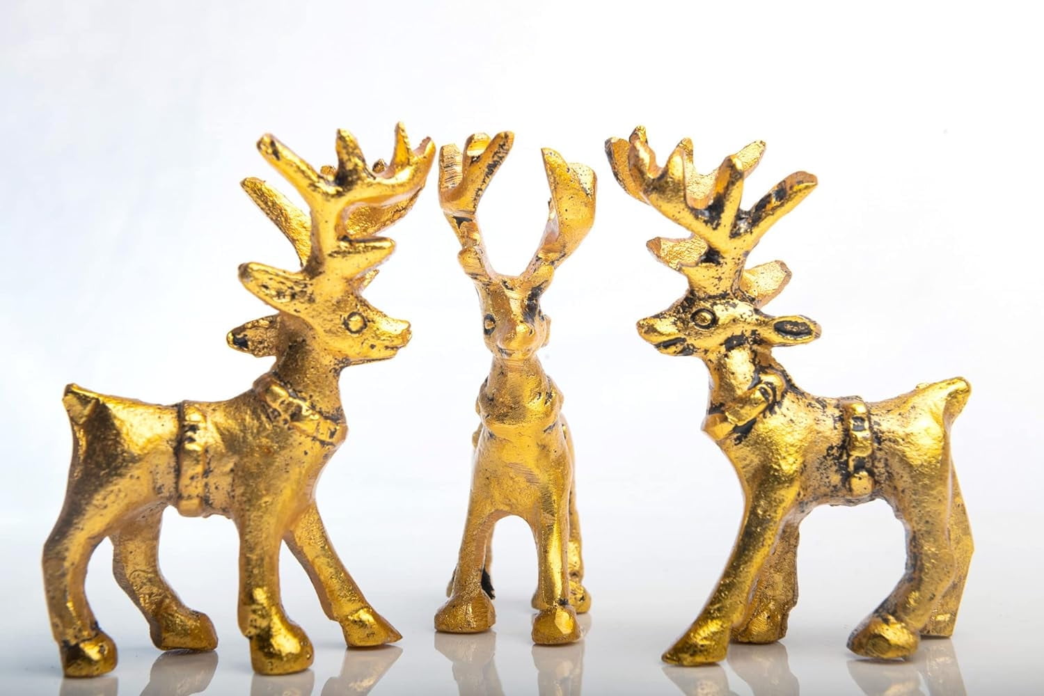 Wonder Care Christmas Reindeer Figurine | Home Decorations for Living ...