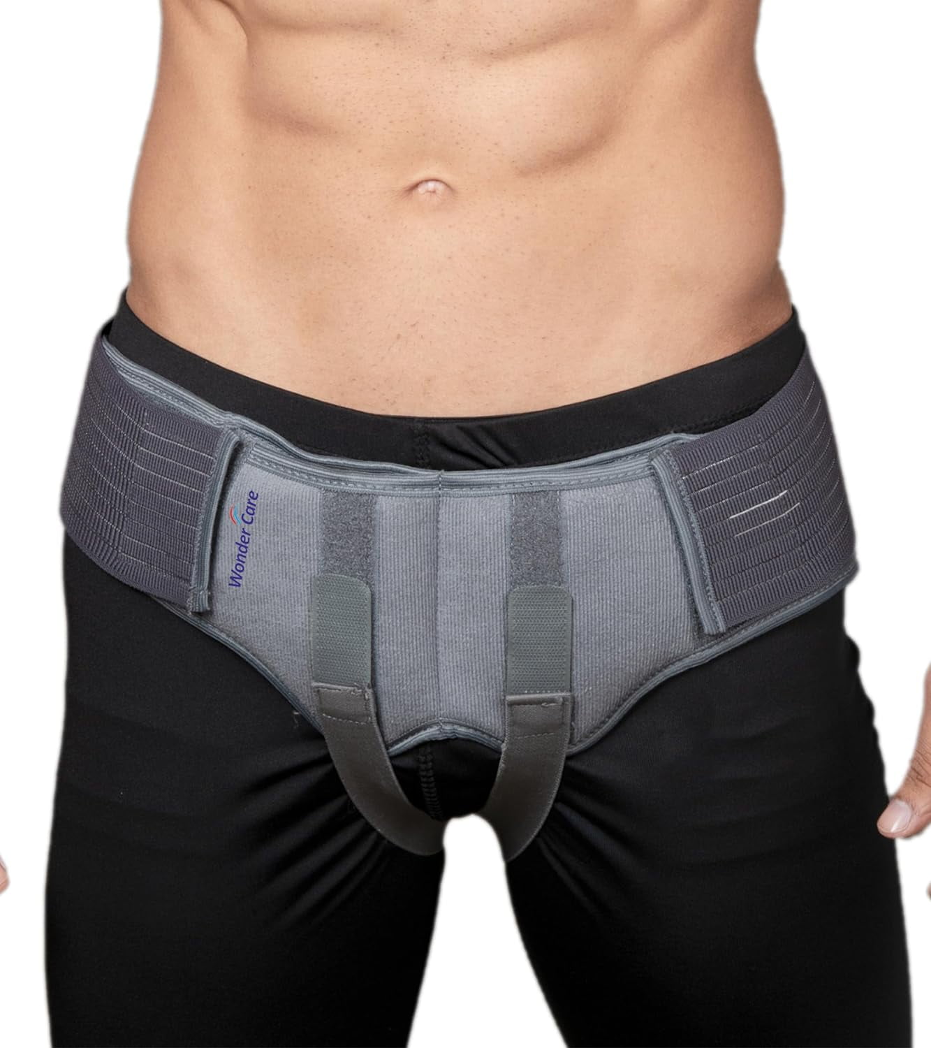 Wonder Care- Grey Inguinal Hernia Support Truss brace for Single/Double Inguinal - XL - Walmart.com